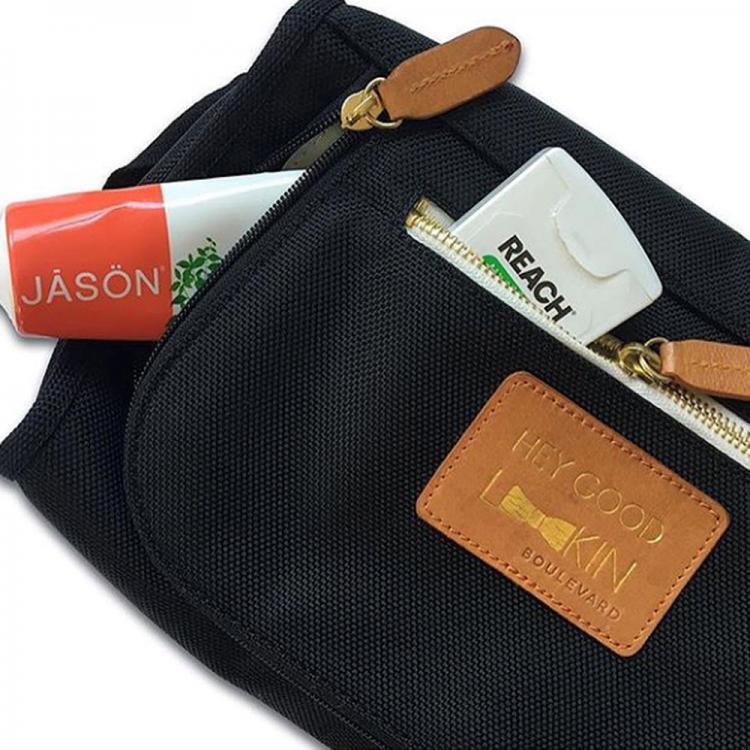 Boulevard Jesse Nylon Dopp Kit Monogrammed