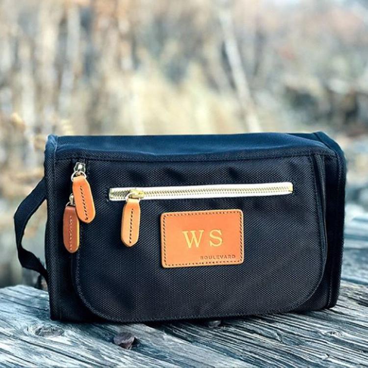 Boulevard Jesse Nylon Dopp Kit Monogrammed